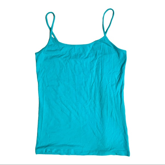 Time and Tru | Tops | Time Tru Turquoise Spaghetti Strap Camisole Tank ...